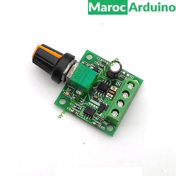 Variateur De Vitesse Pwm 2a Pour Moteur Dc Top Prix Maroc Arduino
